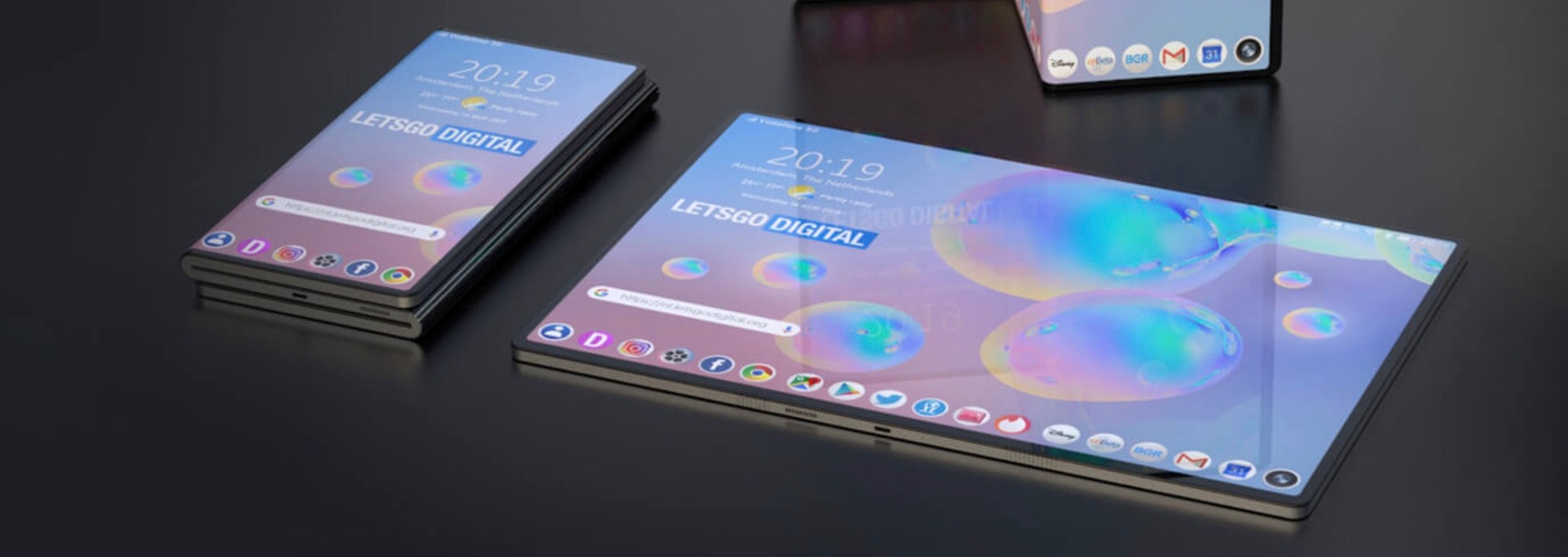 Galaxy Tri-Fold: dal brevetto al concept del pieghevole il passo è breve