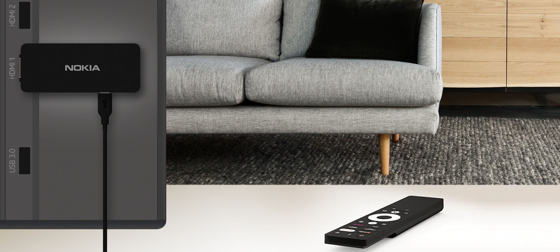 Nokia Streaming Stick 800 ufficiale con telecomando retroilluminato ...