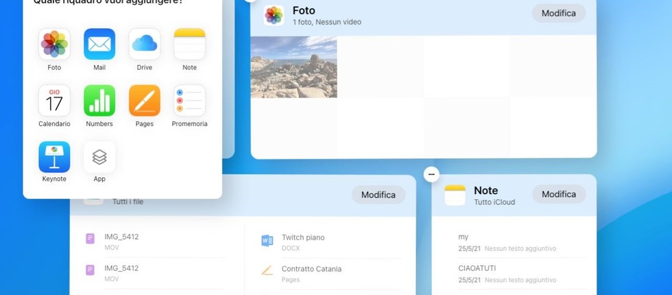 Il sito iCloud.com è stato aggiornato: design moderno e riquadri-widget ...