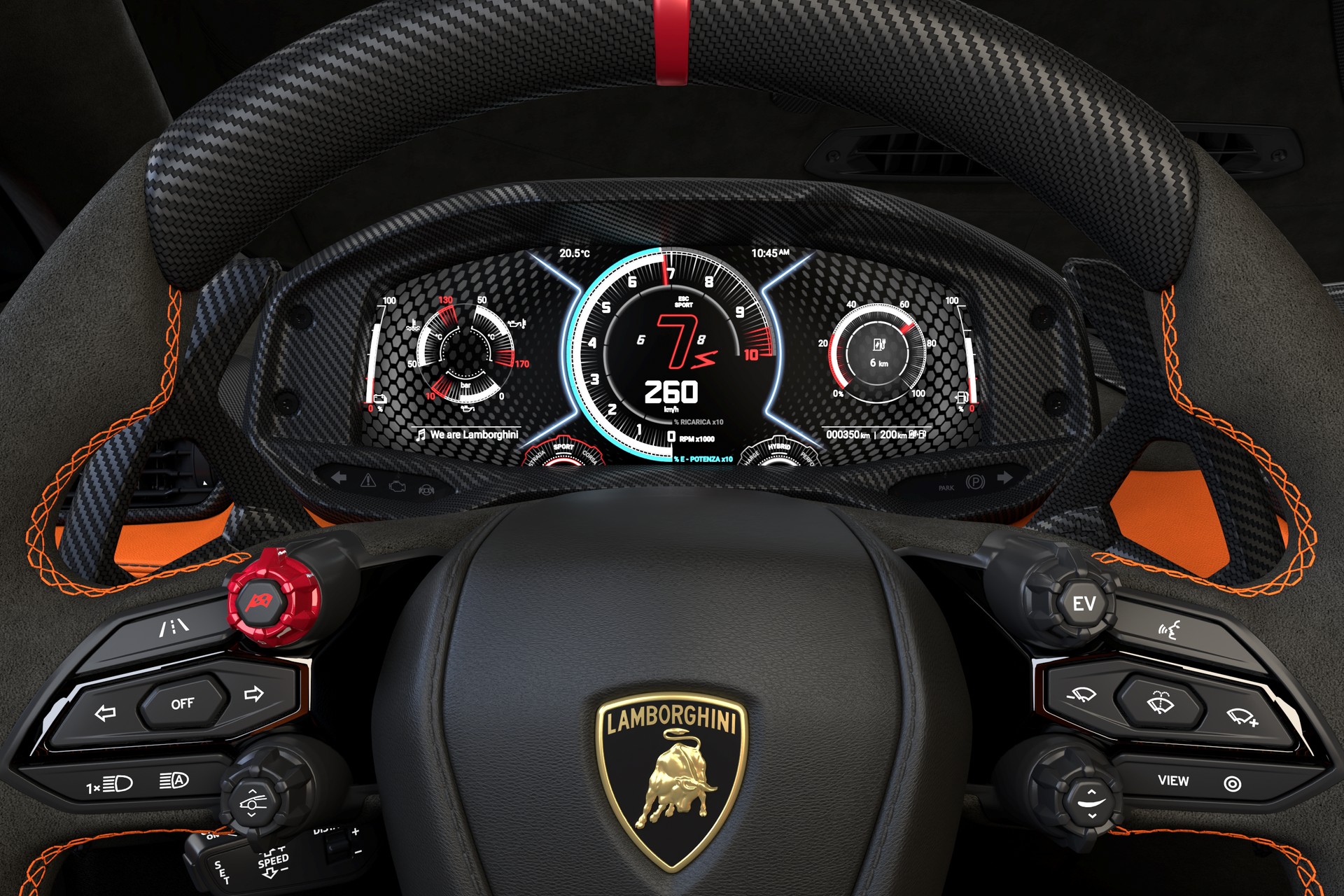 Lamborghini, le nuove modalità di guida del V12 Plug-in Lamborghini, le nuove modalità di guida del V12 Plug-in