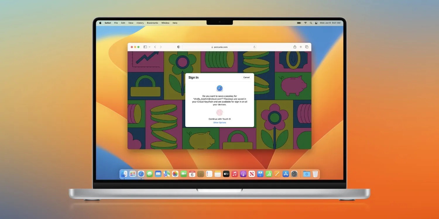 iOS 17, iPadOS 17 e macOS Sonoma aggiungono il supporto passkey a Apple ID