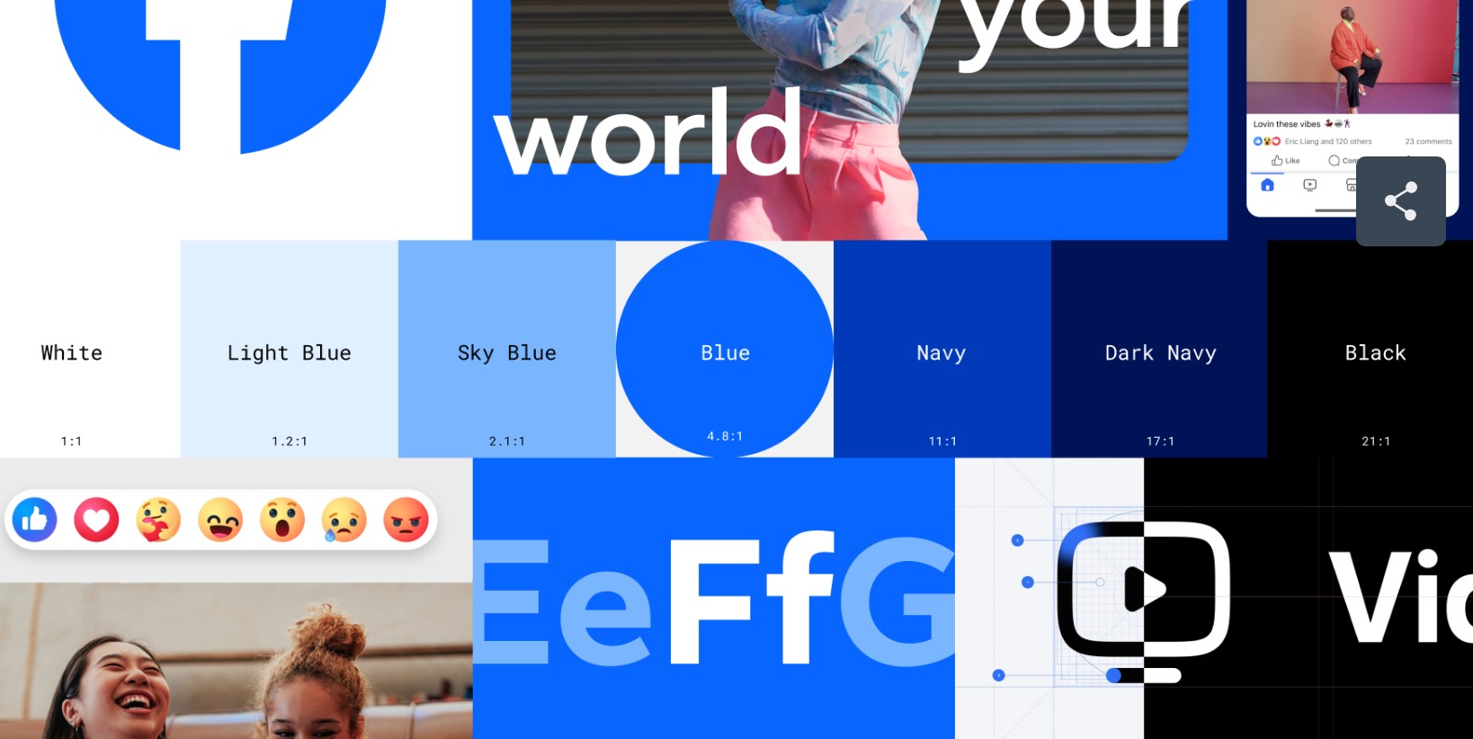 Facebook sempre più blu: ecco il nuovo logo del social di Meta