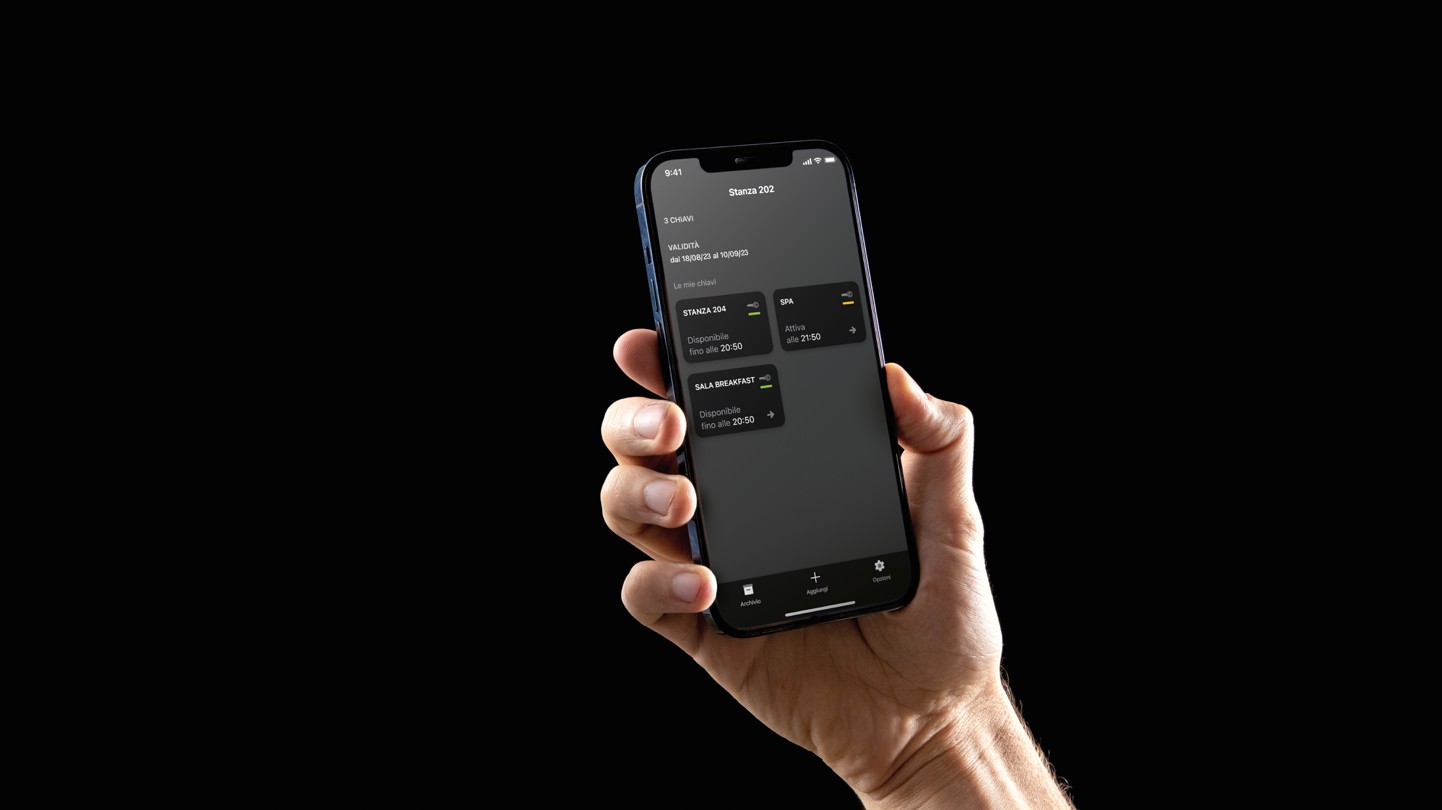 Vimar View Key: la camera dell'hotel si apre con l'app
