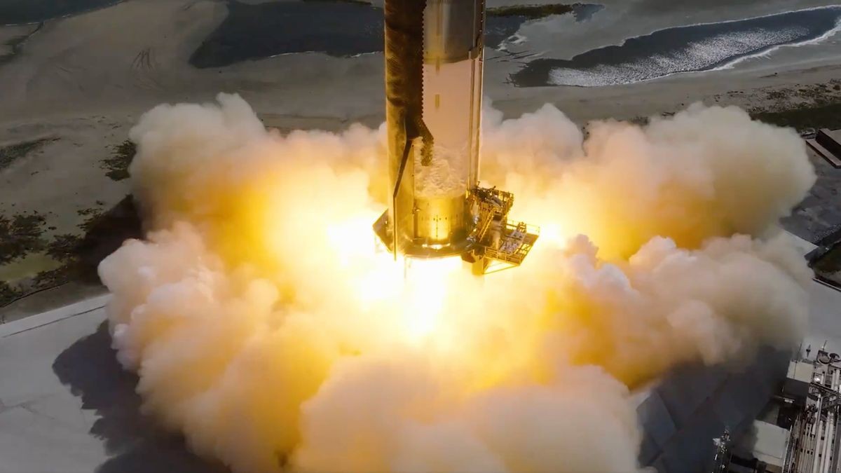 Starship completa uno static fire test: il terzo lancio si avvicina
