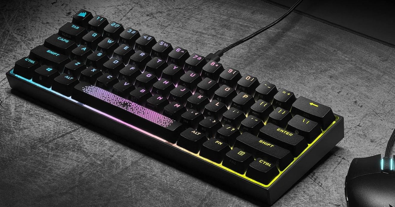 Piccola e potente: tastiera gaming Corsair K65 RGB MINI in offerta su ...