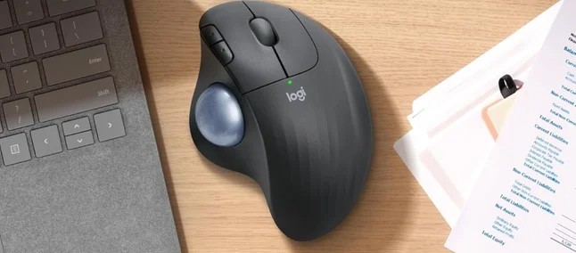Mouse wireless Logitech con trackball: ergonomia e comfort con questa ...