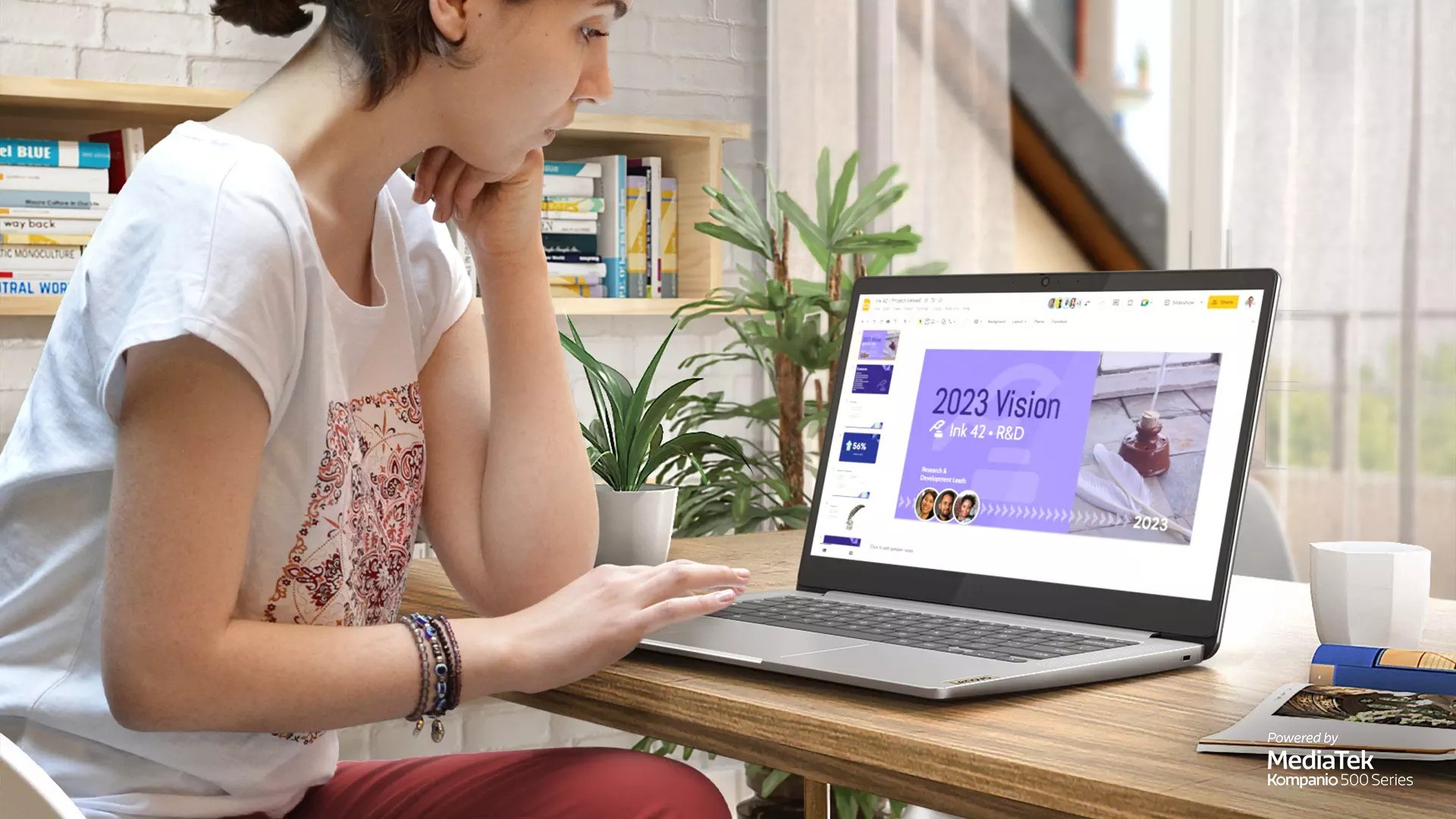 Chromebook Lenovo in offerta a 249€ su Amazon (SoC MediaTek, 8+128 GB)