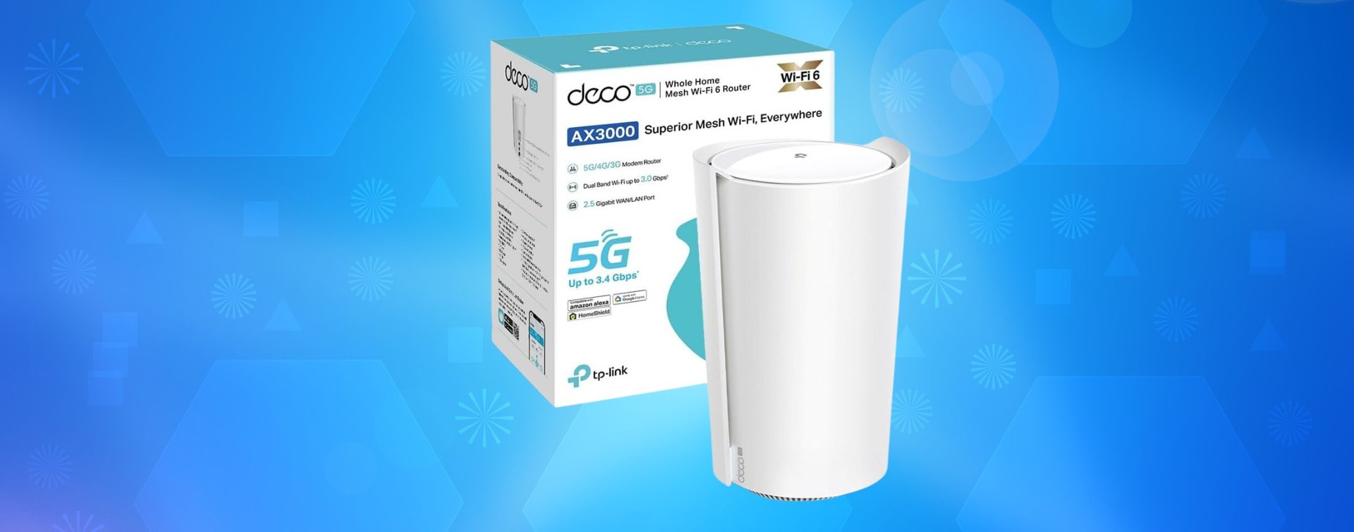 Router TP-Link WiFi 6 con SIM 5G: super sconto di 100€ in esclusiva Amazon