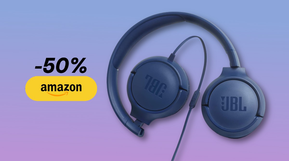Le cuffie JBL Tune 500 sono al 50%: best buy su Amazon!