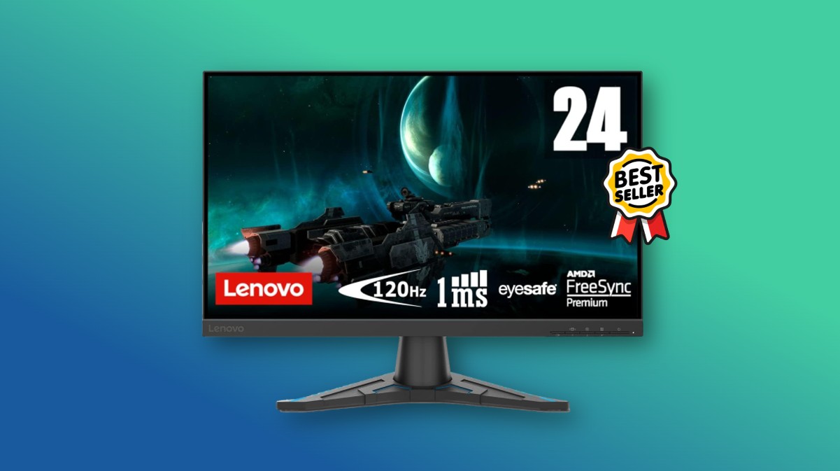 Monitor da gaming Lenovo 100Hz: a meno di 130€ è imperdibile