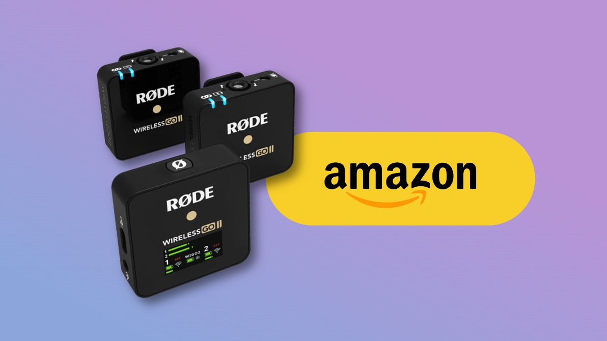 RODE Wireless GO II, ideale anche per gli smartphone (-24%)