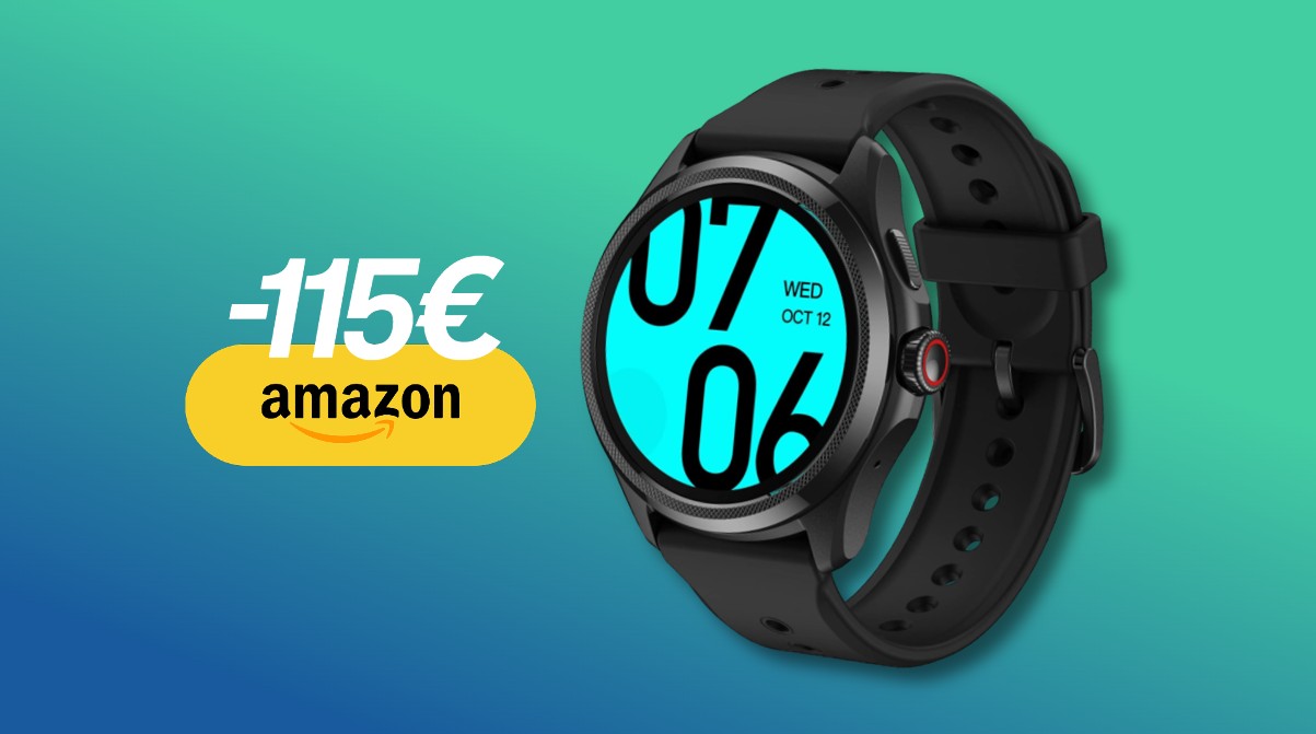 TicWatch 5 Pro: lo smartwatch con chip Snapdragon costa 115€ in meno!