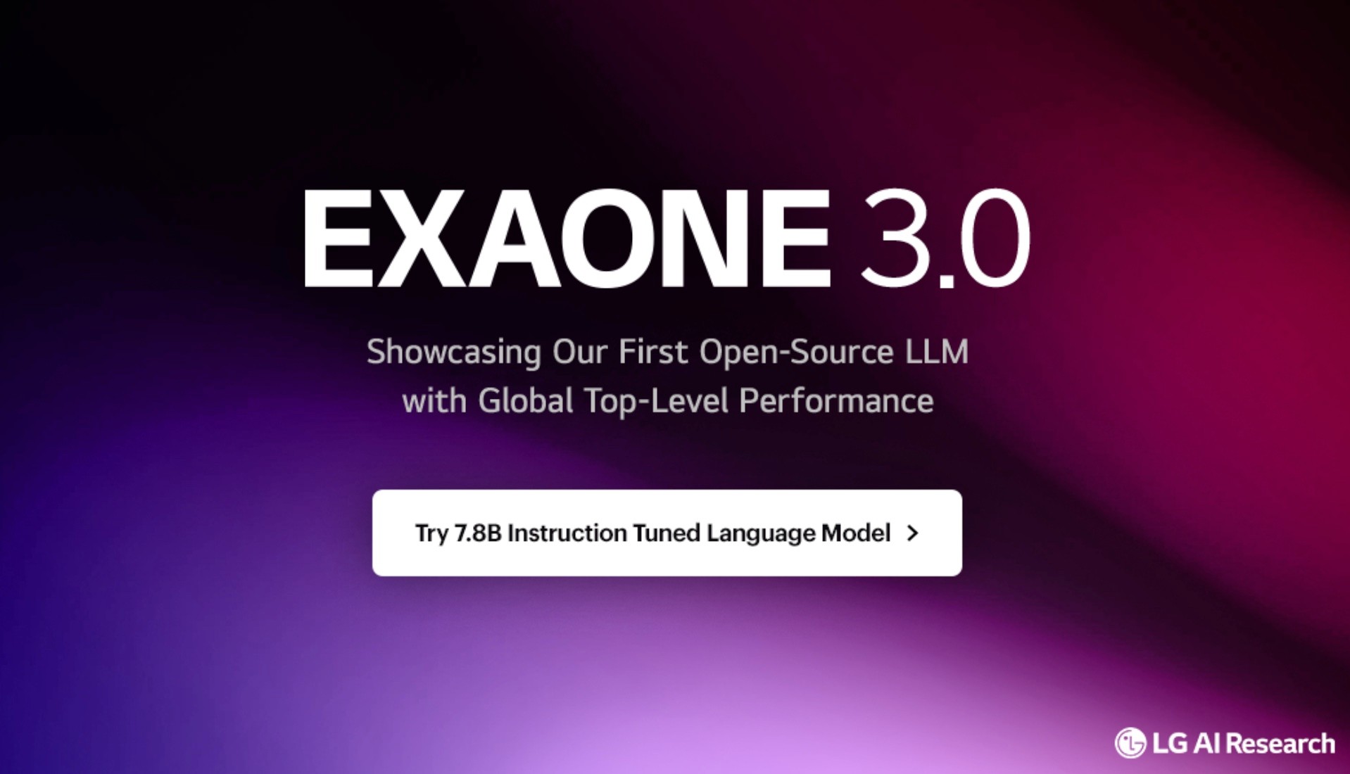 LG entra nel mercato dell'AI con il modello Exaone 3.0