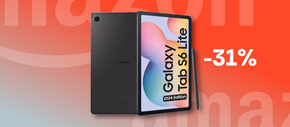 Samsung Galaxy Tab S6 Lite (2024) con S Pen: oggi costa meno di 250€ (-31%)
