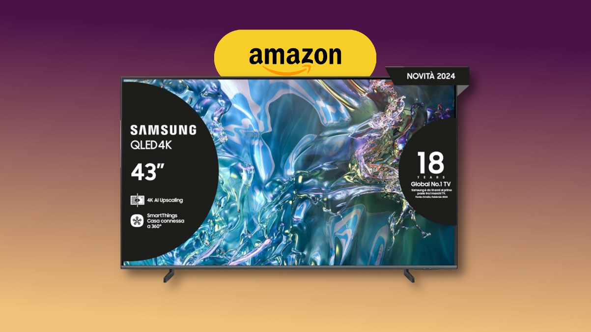 Smart TV Samsung QLED 4K (2024) in promo a meno di 460€