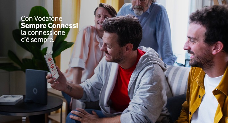 Vodafone Sempre Connessi ufficiale: se internet fisso va via, si attiva la rete mobile