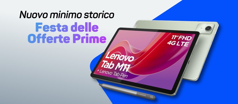 Lenovo Tab M11 4G con penna inclusa a meno di 180€, ma solo per ...