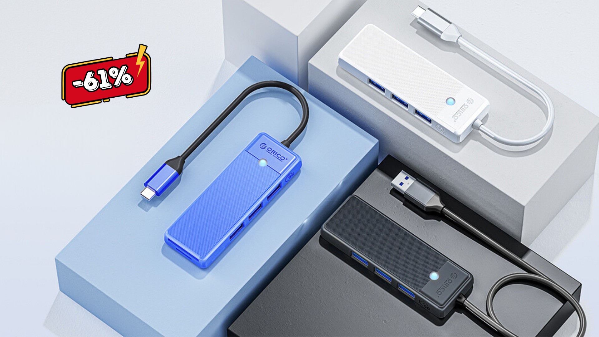 Hub USB Orico in super offerta su Amazon: collega TUTTO di tutto. -62% ...