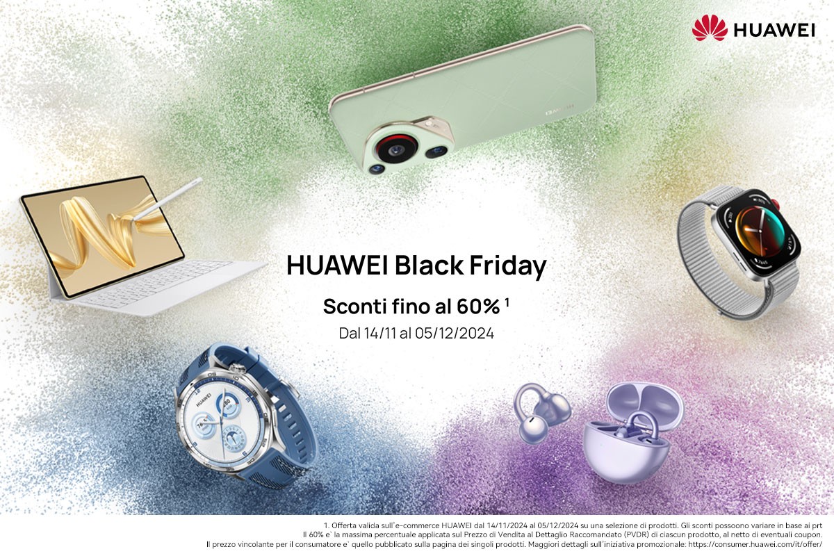 Black Friday di Huawei: sconti fino al 60% sul Huawei Store | Tutte le ...