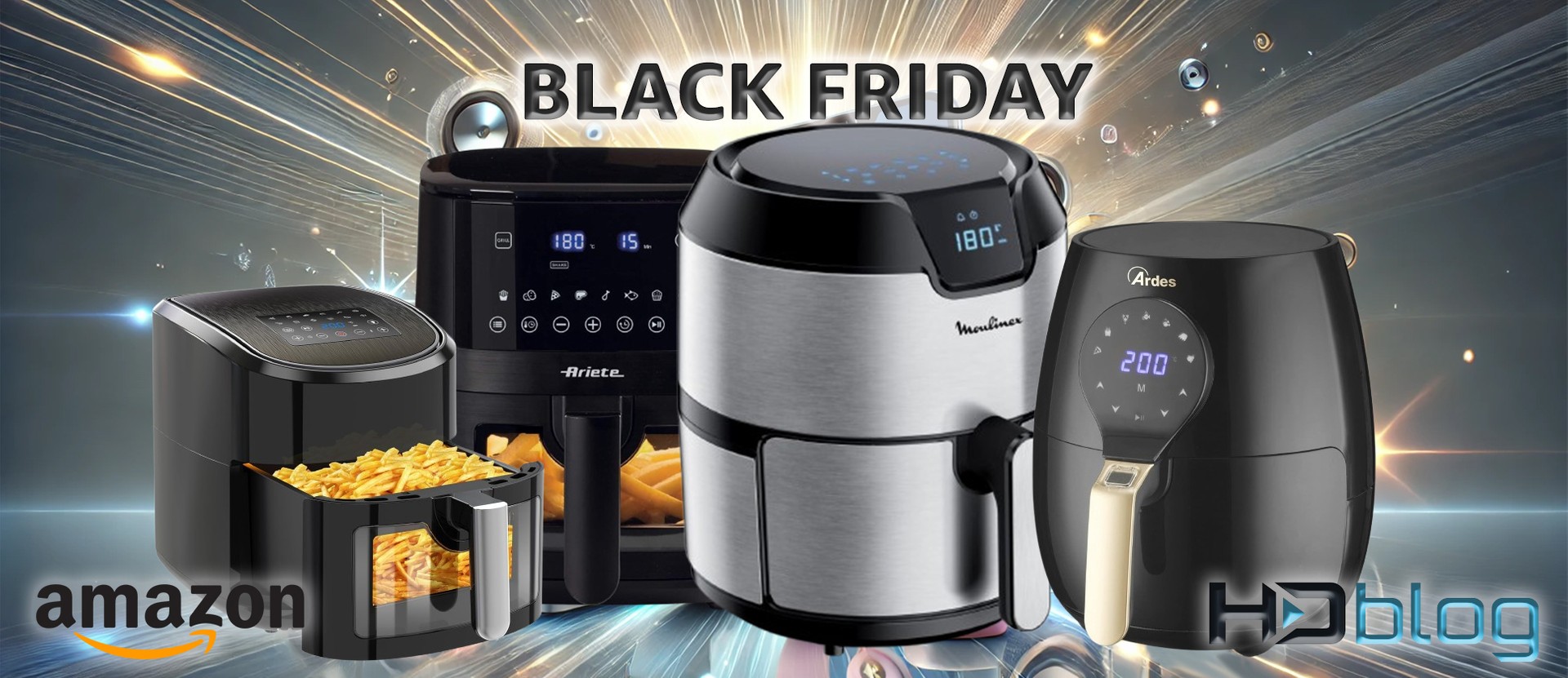 Black Friday Amazon 2024: le friggitrici ad aria da acquistare oggi