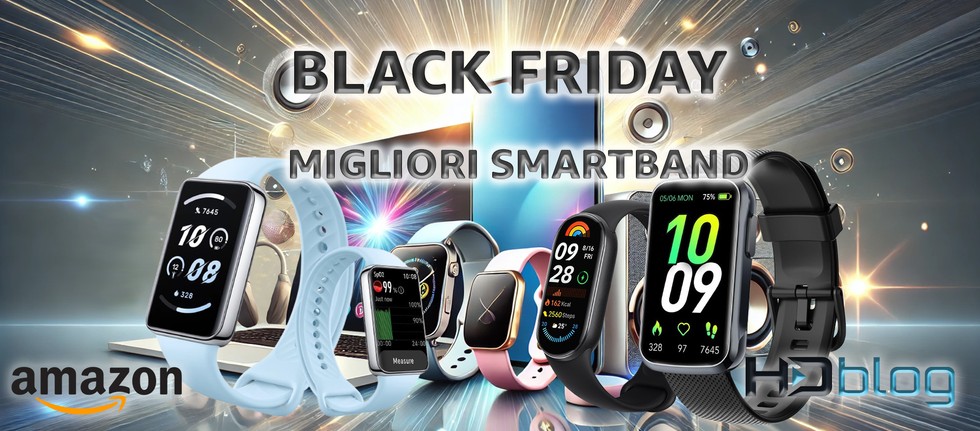 Black Friday Amazon 2024: le migliori smartband a meno di 50 euro