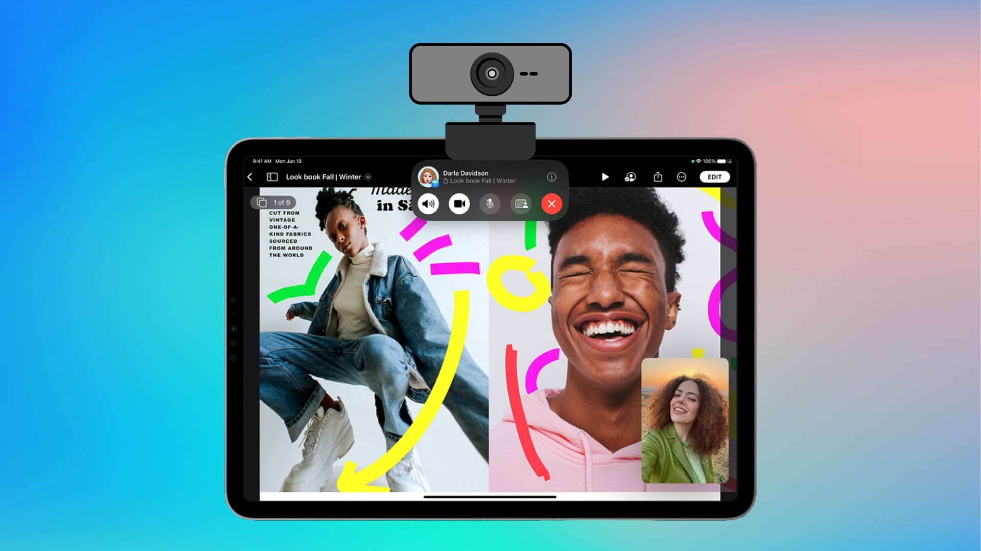 Microsoft Teams per iPad supporta finalmente le webcam esterne