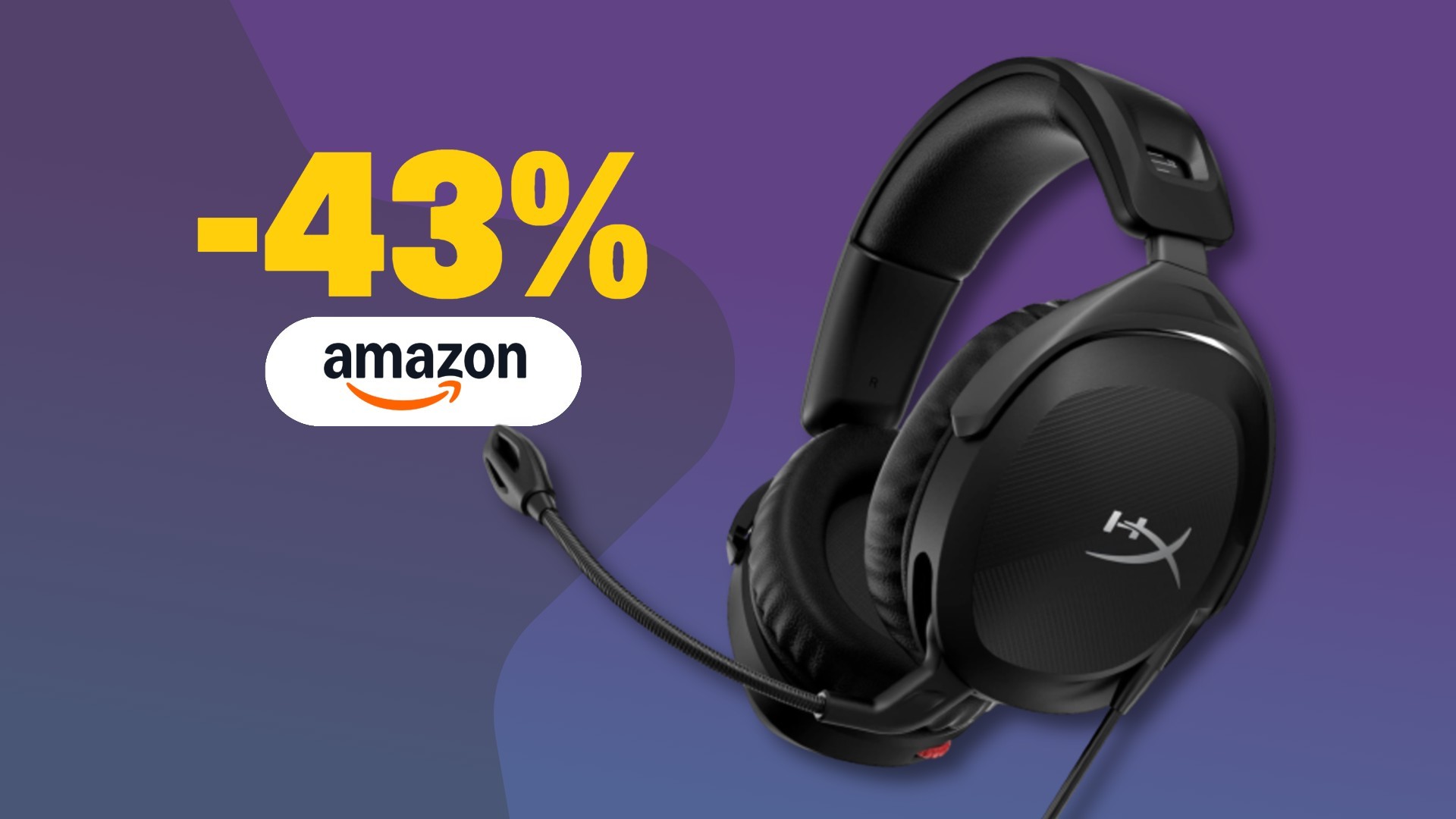 Amazon sconta del 43% le cuffie HyperX con audio spaziale, ma solo per poco
