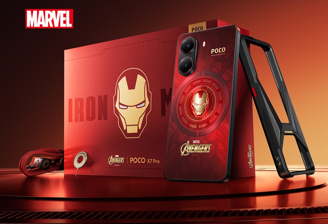 POCO X7 Pro piace anche a Tony Stark nella sua Iron Man Edition