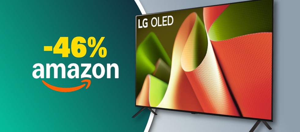 Smart TV LG OLED 65'' 4K: Amazon sbriciola il prezzo con lo sconto del 46%