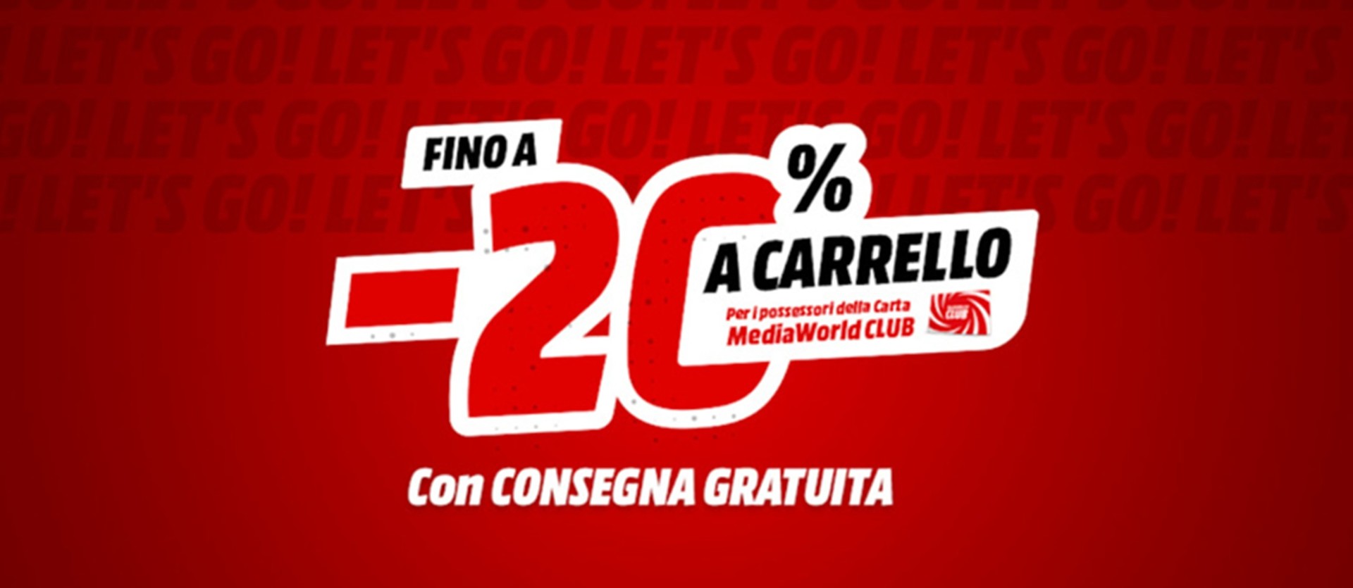 Da MediaWorld fino al 20% di sconto a carrello con la carta MW Club