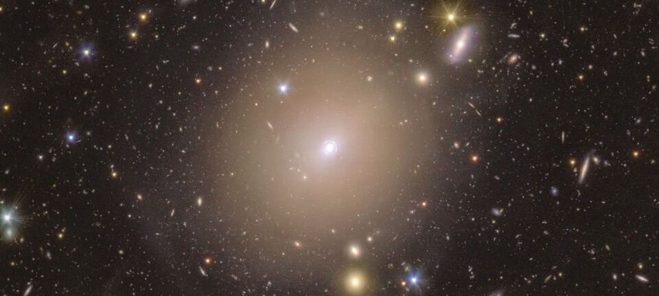 Telescopio Euclid: scoperto raro anello di Einstein in una galassia vicina