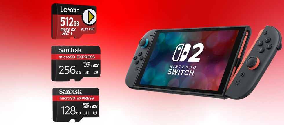 MicroSD Express per Nintendo Switch 2: tre modelli da acquistare su Amazon