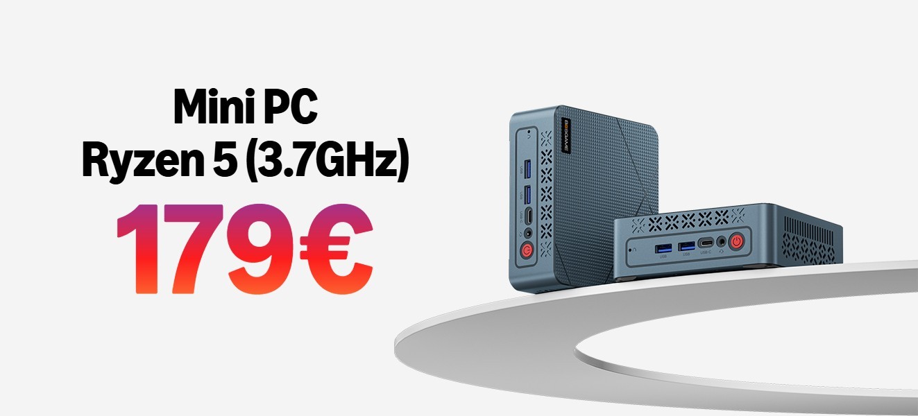 Mini PC con Ryzen 5, 16GB di RAM e Windows 11 Pro: solo 179€ con il ...