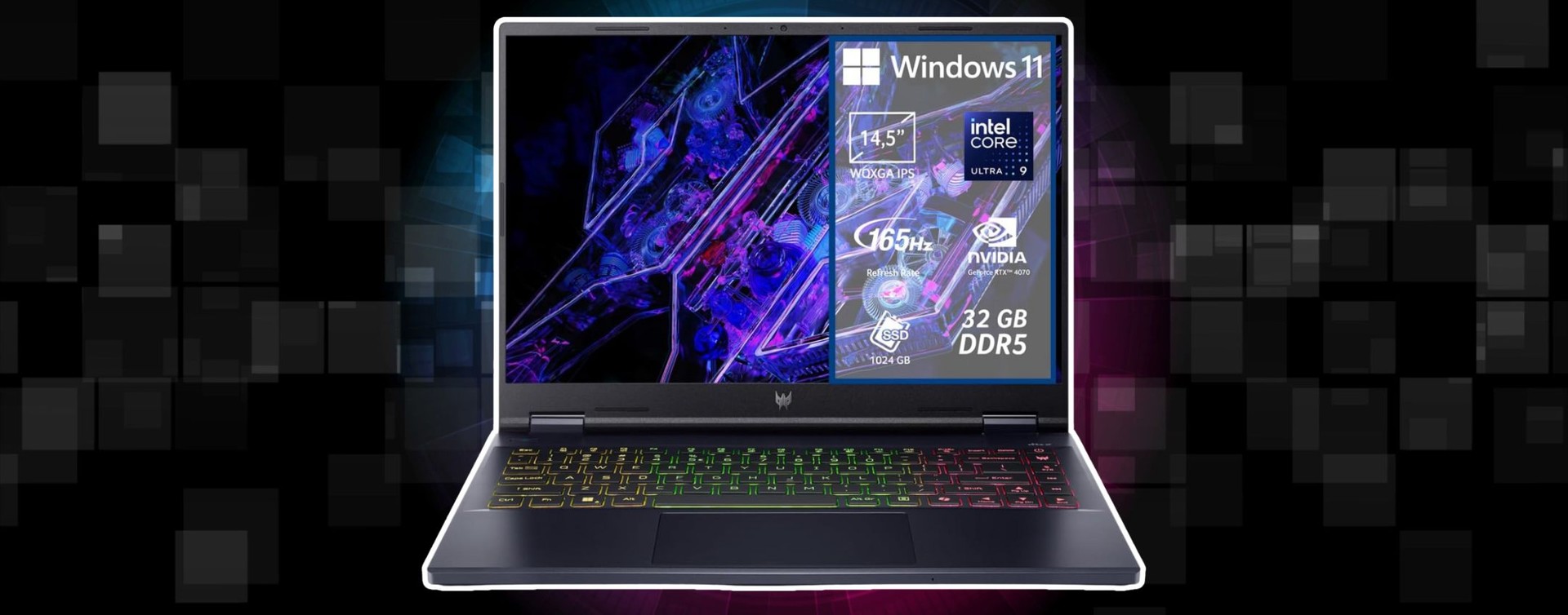 Notebook Acer con Core Ultra 9 e RTX 4070: 200 euro di sconto per la ...