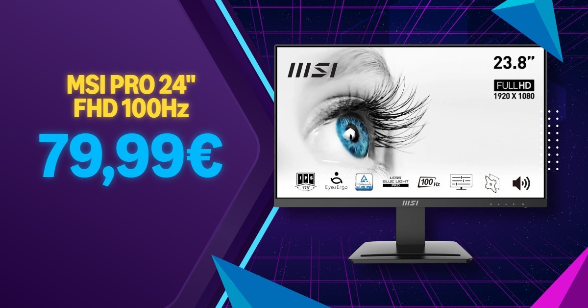 Il monitor MSI PRO da 24'' con speaker integrati è un successo su ...