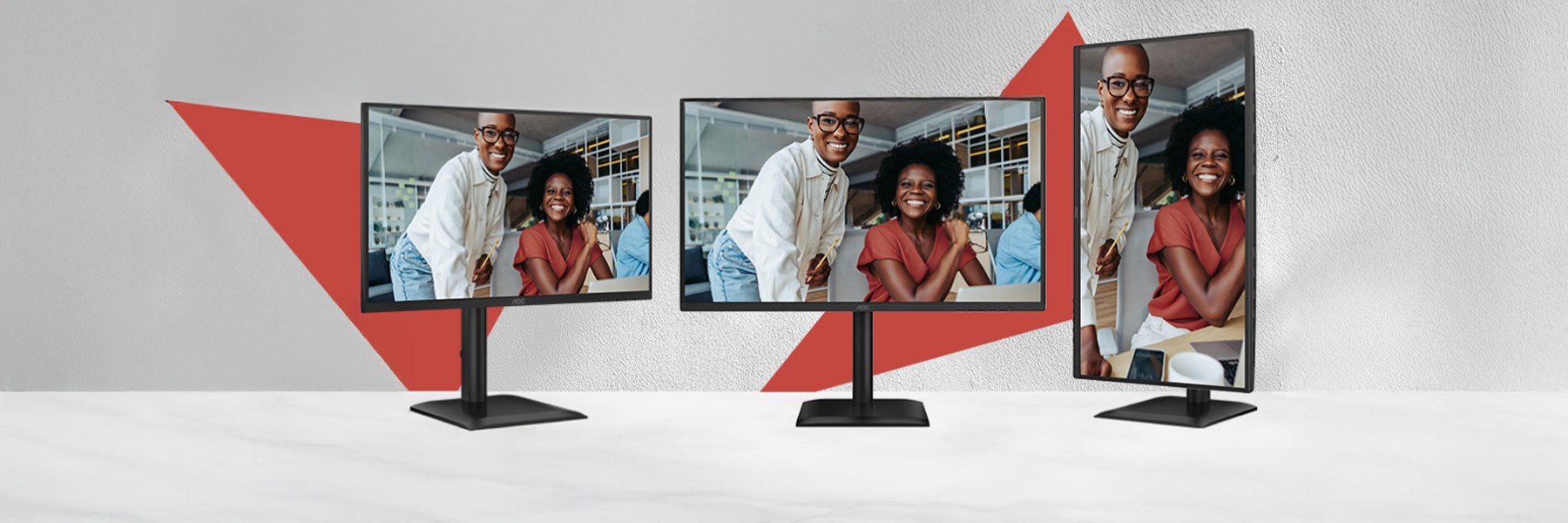 Essential E4: la nuova gamma di monitor AOC per il lavoro ibrido e ...
