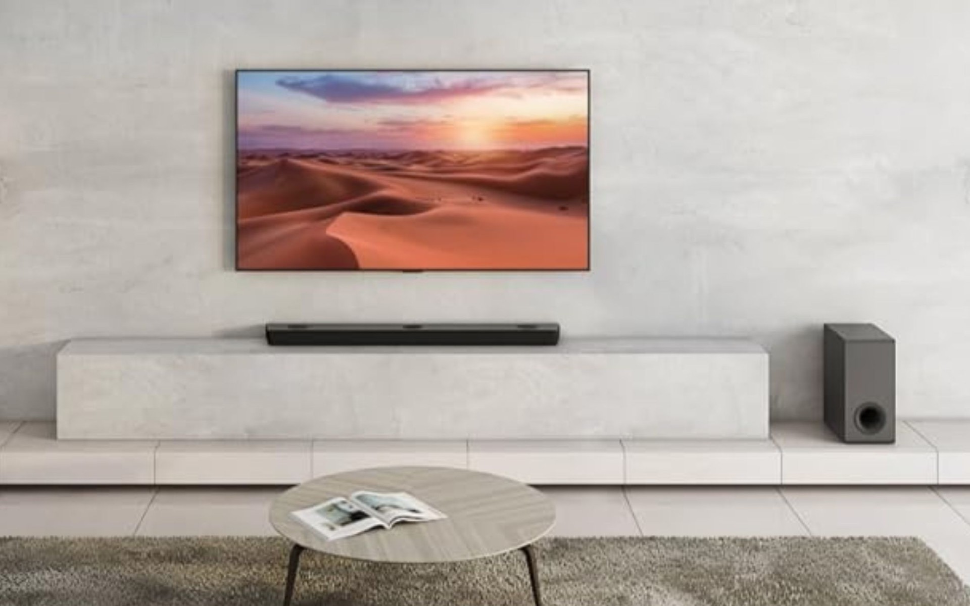 La soundbar LG 2.1 da 300 W con subwoofer wireless al 36% in meno su Amazon
