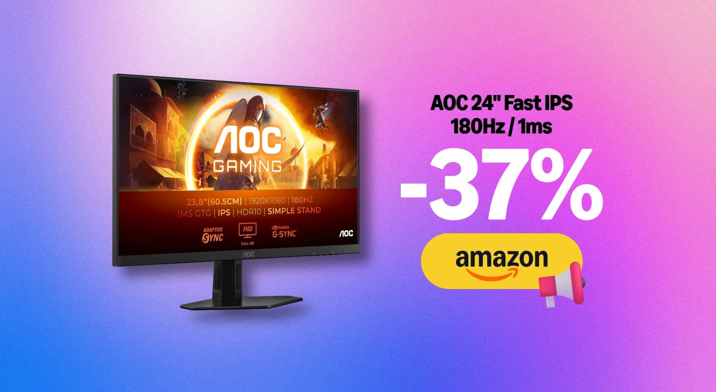 Questo monitor AOC 24'' a 120Hz è ad un prezzo davvero basso su Amazon ...
