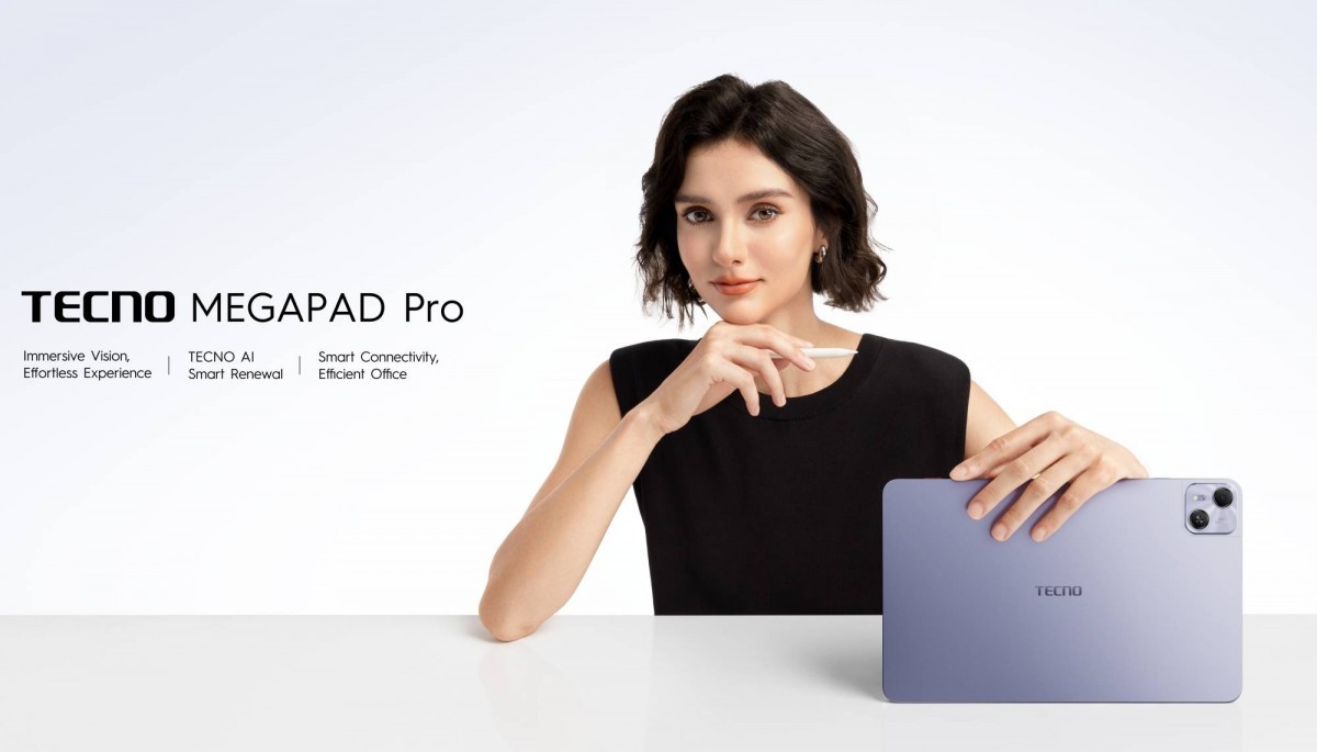 Tecno punta all'Europa: in arrivo laptop e il nuovo tablet AI MegaPad Pro