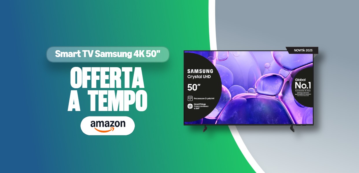 Smart TV Samsung 50'' del 2025: prezzo più basso di sempre con l ...