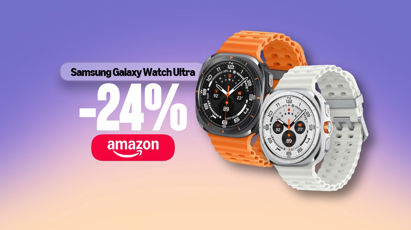 Samsung Galaxy Watch Ultra (2024): Amazon sconta lo smartwatch in titanio