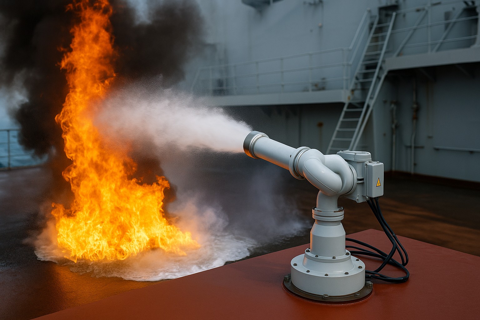 Addio pompieri a bordo: l’AI coreana estingue da sola incendi sulle ...