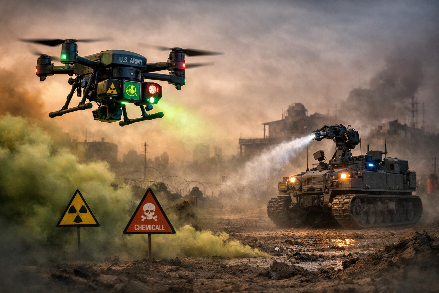 Esercito USA punta su robot autonomi per minacce chimiche e nucleari