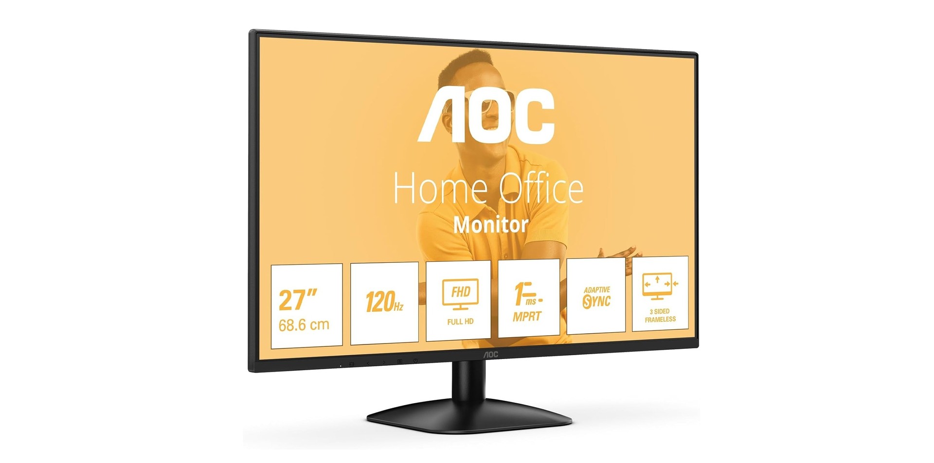 Monitor AOC Full HD da 120 Hz in sconto su Amazon con prezzi da 73€