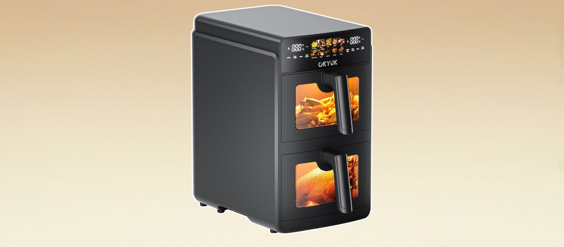 Sembra un PC, ma è una friggitrice ad aria doppia verticale in sconto ...