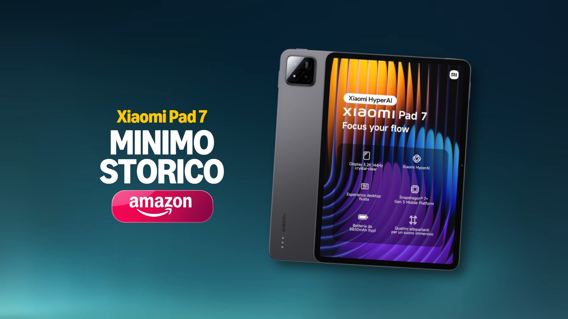 Xiaomi Pad 7 torna al minimo storico: meno di 300€ per il tablet con ...