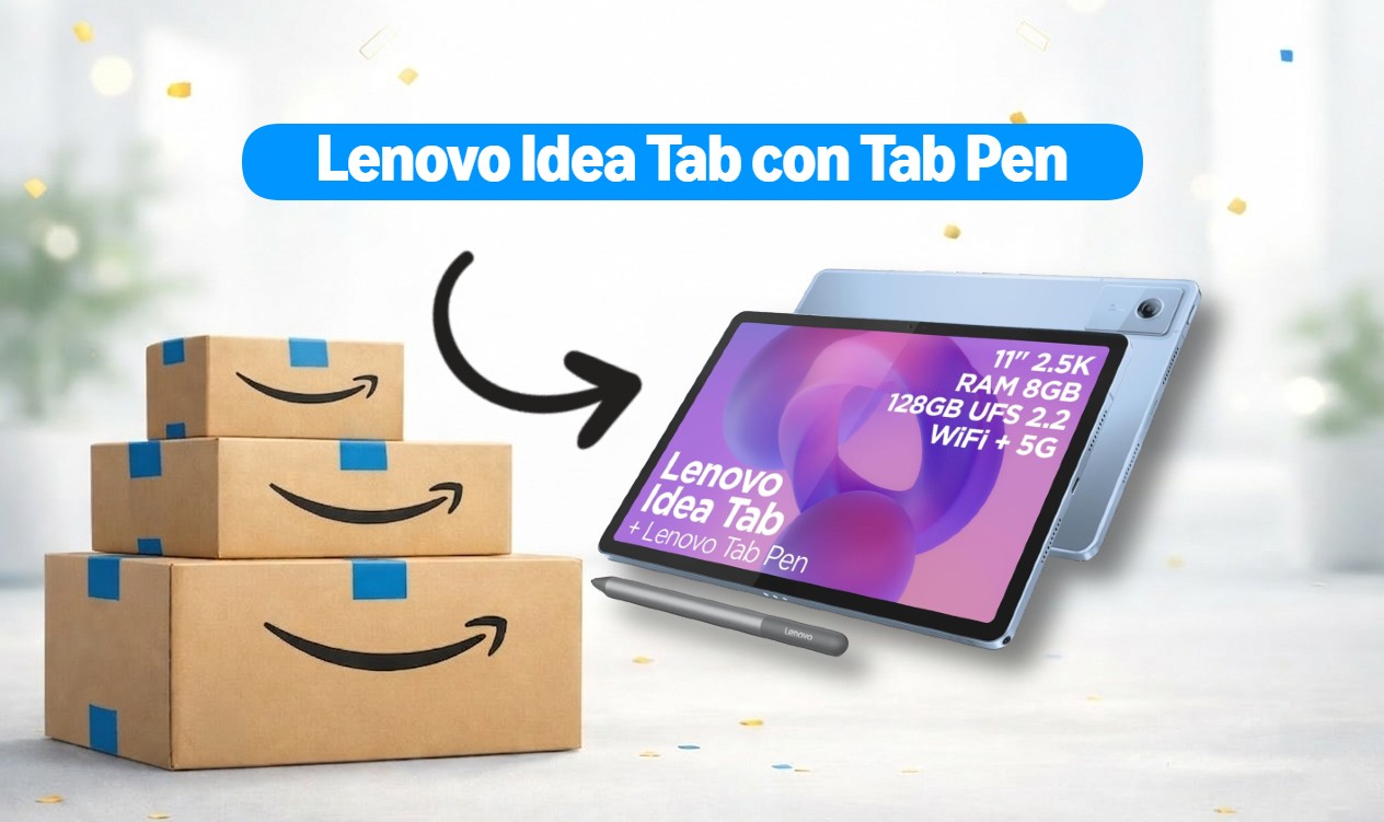 Il Lenovo Idea Tab con display 2.5K e Tab Pen torna subito in offerta ...