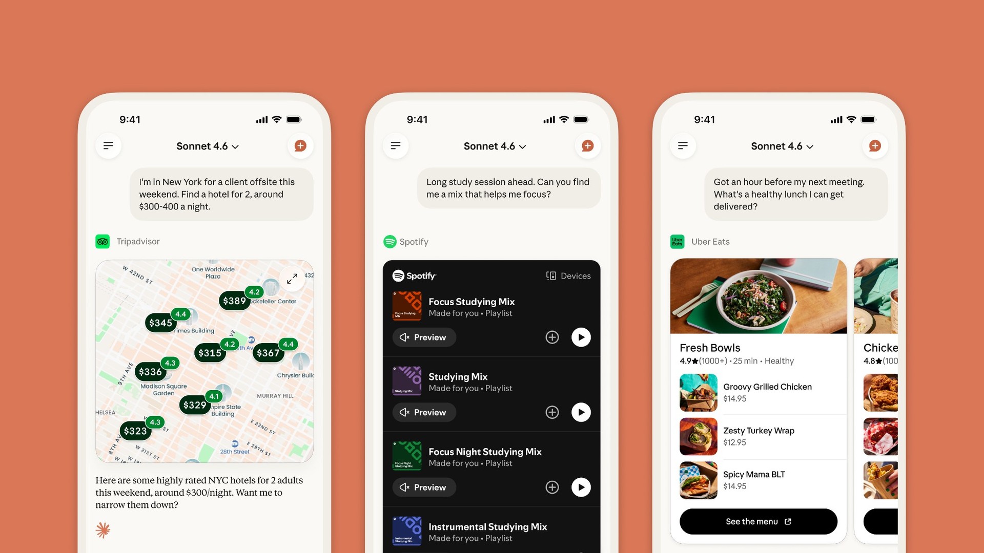 Claude si connette a Spotify e Uber: ora l'AI gestisce viaggi, musica e ...