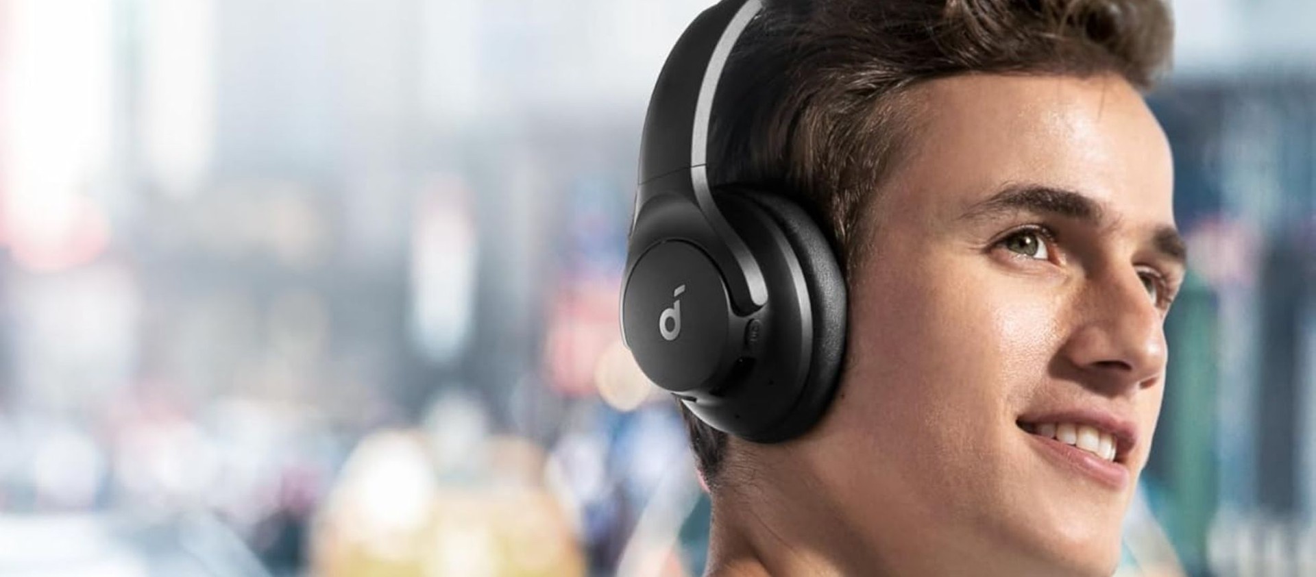 Cuffie over-ear con cancellazione del rumore e 40 ore di batteria ...