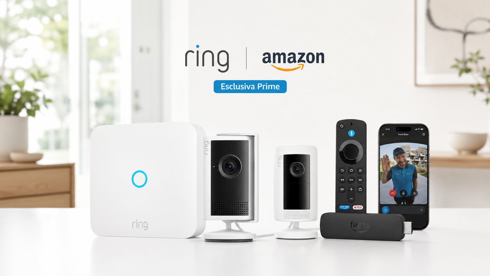 Ring anticipa il Prime Day: citofoni smart e bundle Fire TV da 26€